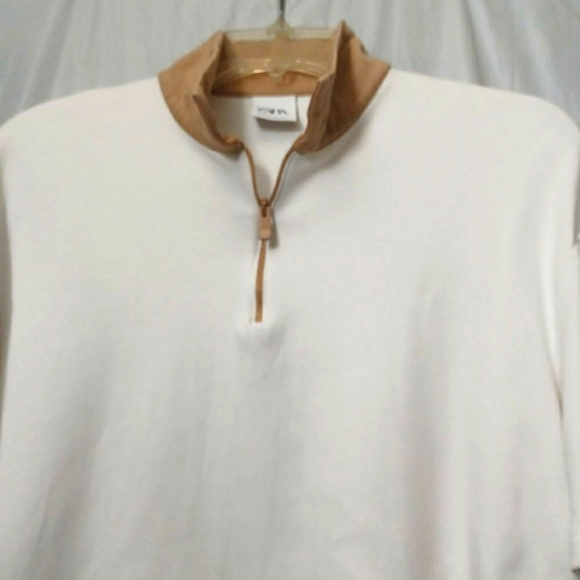 Zara | Tops | Zara Half Zip Cotton Polo Shirt | Poshmark